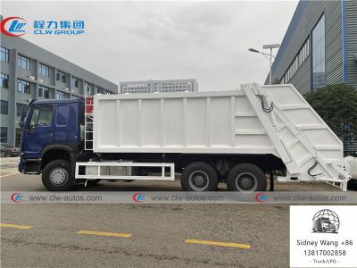 중국 SINOTRUK HOWO 3 차축 6x4 20m3 쓰레기 수거 트럭 판매용