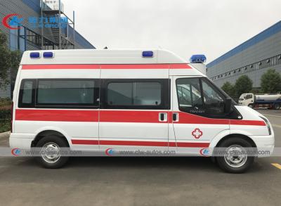 중국 FORD Mid Roof Monitoring Negative Pressure First Rescue Ambulance Vehicle 판매용