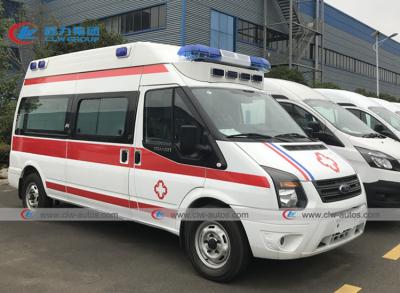 중국 FORD Mid Roof Monitoring Negative Pressure First Rescue Ambulance Vehicle 판매용