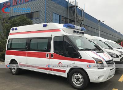 중국 FORD Mid Roof Monitoring Negative Pressure First Rescue Ambulance Vehicle 판매용