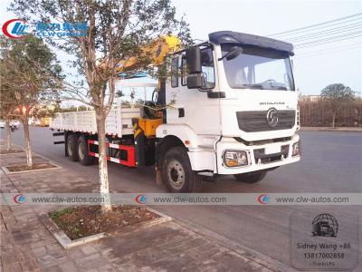 중국 Shacman H3000 6x4 12T 트럭 탑재 텔레스코픽 크레인 판매용