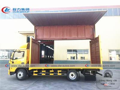 Κίνα Διπλό φτερό ανοίγοντας ξετυλίγοντας Van Cargo Truck Duolicar 20cbm Dongfeng προς πώληση