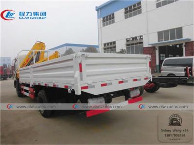 중국 Dongfeng Duolicar 4T 5T 접는 팔 유압 붐 트럭 기중기 판매용