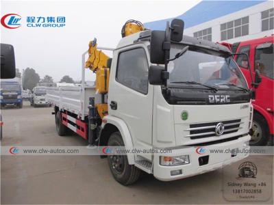 중국 Dongfeng Duolicar 4T 5T 접는 팔 유압 붐 트럭 기중기 판매용