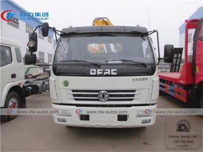 중국 Dongfeng Duolicar 4T 5T 접는 팔 유압 붐 트럭 기중기 판매용