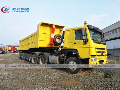 중국 Sinotruk Howo 6x4 371HP 트랙터 헤드 원동기 트럭 판매용
