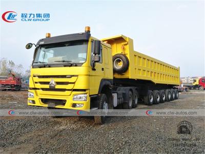 중국 Sinotruk Howo 6x4 371HP 트랙터 헤드 원동기 트럭 판매용