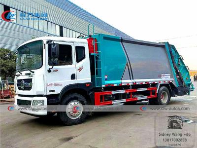 중국 Dongfeng Duolicar D9 16 - 18cbm 압축 쓰레기 수거차 판매용