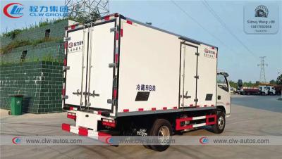 중국 해산물을 위한 Dongfeng Furuicar 4x2 3 톤 5 톤 소형 냉장 배달 트럭 판매용