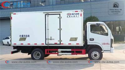 중국 해산물을 위한 Dongfeng Furuicar 4x2 3 톤 5 톤 소형 냉장 배달 트럭 판매용