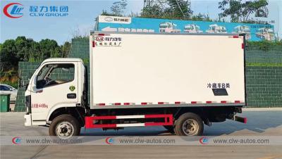 중국 해산물을 위한 Dongfeng Furuicar 4x2 3 톤 5 톤 소형 냉장 배달 트럭 판매용