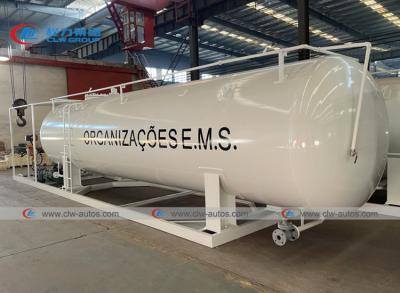 중국 발전소를 다시 채우는 ASME 20cbm 10MT 미끄럼 말 탄 LPG 가스 판매용
