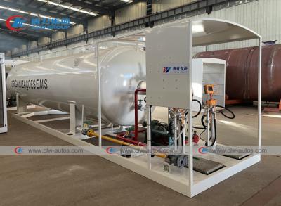 중국 발전소를 다시 채우는 ASME 20cbm 10MT 미끄럼 말 탄 LPG 가스 판매용