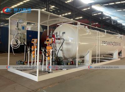 중국 발전소를 다시 채우는 ASME 20cbm 10MT 미끄럼 말 탄 LPG 가스 판매용