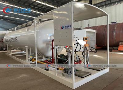 중국 발전소를 다시 채우는 ASME 20cbm 10MT 미끄럼 말 탄 LPG 가스 판매용