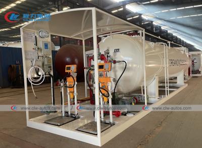 중국 발전소를 다시 채우는 ASME 20cbm 10MT 미끄럼 말 탄 LPG 가스 판매용