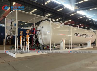 중국 발전소를 다시 채우는 ASME 20cbm 10MT 미끄럼 말 탄 LPG 가스 판매용
