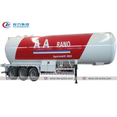 Κίνα Ρυμουλκό βυτιοφόρων LPG 30MT 59500L με τις διπλές πλευρές φόρτωσης και εκφόρτωσης αξόνων 13T Fuwa προς πώληση