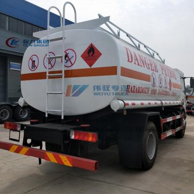 Κίνα LHD / RHD Faw 4x2 8m3 γαλόνια Φορτηγό παράδοσης καυσίμου Φορτηγό μεταφοράς καυσίμων προς πώληση