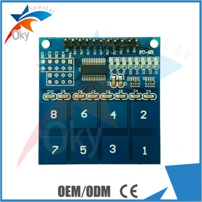 China Kundengebundenes Modul für Arduino, 8 Kanal-kapazitiver Noten-Knopf-Schalter zu verkaufen