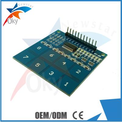 China Kundengebundenes Modul für Arduino, 8 Kanal-kapazitiver Noten-Knopf-Schalter zu verkaufen