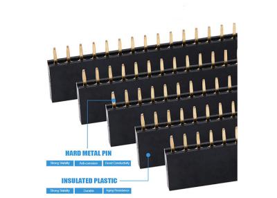 Китай Набор стартера прокладки заголовка Pin прямой одиночной доски PCB строки женский для Arduino 120pcs продается
