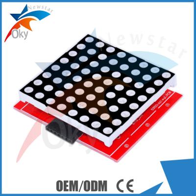 Cina modulo del driver della matrice a punti 8 x 8, 2 in 1 corredo rosso del tabellone del LED del chip 74HC595 in vendita