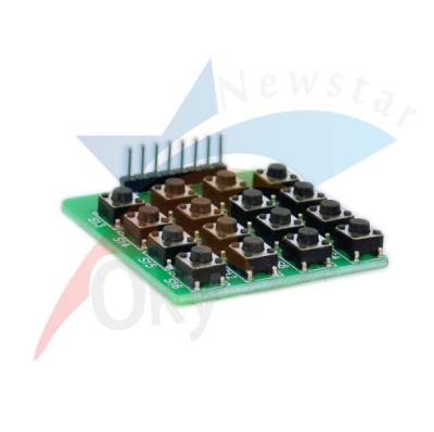 Cina 8 PWB 4 x della tastiera di Pin 16 modulo della matrice a punti 4 per Arduino MCU/AVR/BRACCIO in vendita