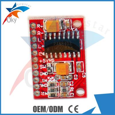 Cina Bordo di Manica 3W di alto potere 2 per l'audio mini Digital modulo rosso eccellente dell'amplificatore di Arduino/PAM8403 in vendita