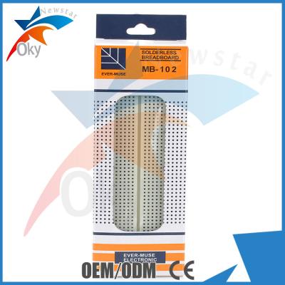 China ABS 20 - 29 AWG Arduino Breadboard Kit , 830 Points Solderless PCB Breadboard for sale