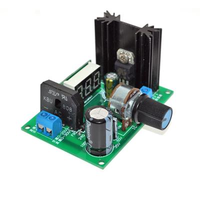 China Sensoren LM317 für Arduino-Energie-Spannungs-Regler treten Energie-Modul + LED-Voltmeter zurück zu verkaufen