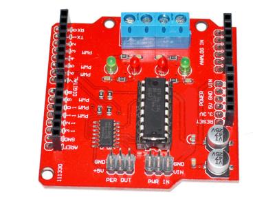 China Escudo en doble canal del módulo del conductor del escudo del motor del módulo del sensor de Arduino del H-puente de L293B 1A en venta