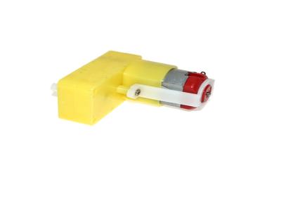 China O motor de redução 7 x 2,2 x 1.8cm da engrenagem do º do amarelo 90 para o carro esperto DIY projeta-se à venda