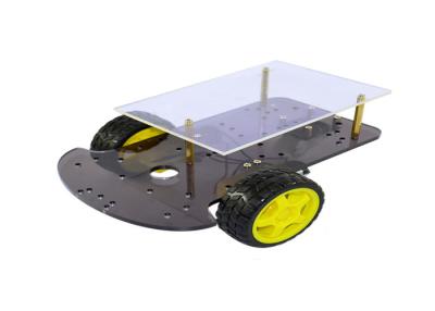 中国 Arduino車のロボット、二輪駆動のスマートな車のキットをたどる2つの層ライン 販売のため