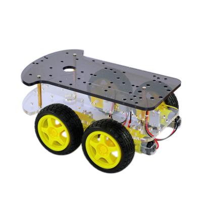 Cina L'automobile astuta del robot di CC 6V DIY ha esteso le quattro ruote motrici dell'edizione a due ponti in vendita