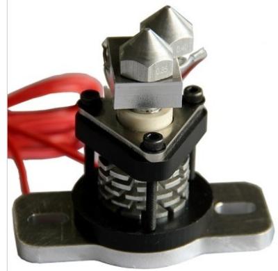 Cina Metal i corredi della stampante 3D, l'estremità calda V2.0 di Reprap con l'ugello 0.4mm/di 0.35mm in vendita
