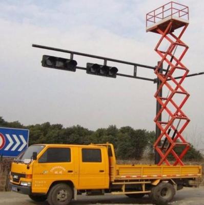 China 12 Meter Hubhöhe-geregelt auf LKW-Scherenhebebühne mit Belastbarkeit 500Kg zu verkaufen