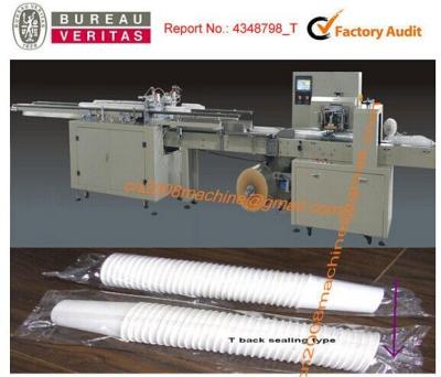 Cina L'impacchettatrice di plastica automatica della tazza con il sigillamento di T/si raddoppia - controllo dell'invertitore in vendita