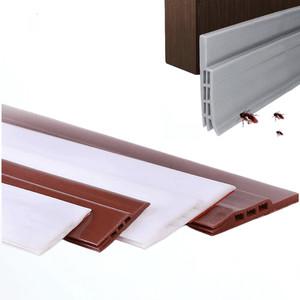 China Silicone Rubber Door Sweep Draft Stopper Home Weather Stripping Under Door Bottom for Interior Doors Seal Strip for sale