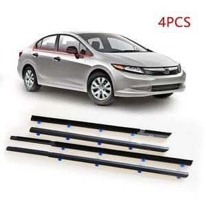 China 4PCS Weatherstrip Windows Seal Door Belt Molding Weather-Strip for Honda Civic 2012 2013 2014 2015 for sale