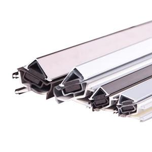 China Wooden Door Silent Magnetic Suction Strip Door Magnetic Door Frame PVC Soft and Hard Composite Mute Bar for sale