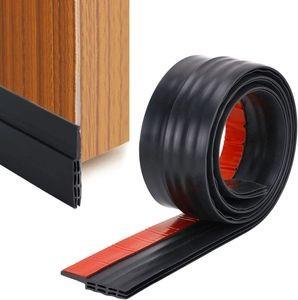 China High Quality TPE Silicone Rubber Door Bottom Seal Strip Self-Adhesive Draft Stopper Weatherstrip for sale