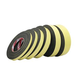 China Single-Sided Adhesive Black EVA Foam Sponge Seal Tape Weatherstrip Window and Door for sale