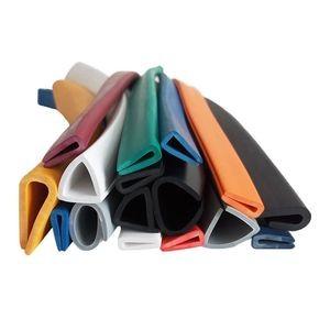 China Customization U-Shaped Glass Bead Rubber Protective Sealing Strip Edge Wrapping Adhesive Sealing Strip for Cabinet Door for sale