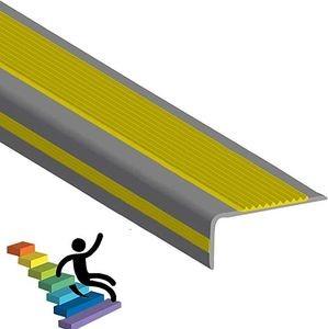 China Indoor Outdoor PVC Stair Nosing Edge Trim Strips Customizable Transition Strip for Stairs Cutting Service Included for sale
