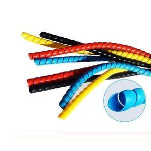 China Plastic PP Spiral Wrap Protection Guard Hydraulic Hose Cover for Cable and Pipe Protection for sale