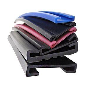 China PVC and EPDM Material U-Shaped Anti-Collision Rubber Fuel Tank Gasket Double Clamping Rubber Seal Band for sale