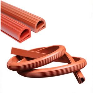 China High Temperature Resistant Silicone Rubber E U P Profile Oven Cooker Door Seals Gaskets Seal Strip for sale