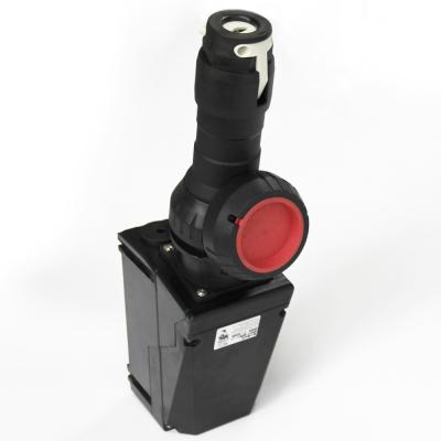 中国 壁の台紙の耐圧防爆プラグおよびソケットATEX危険な32A 5ピン3段階 販売のため