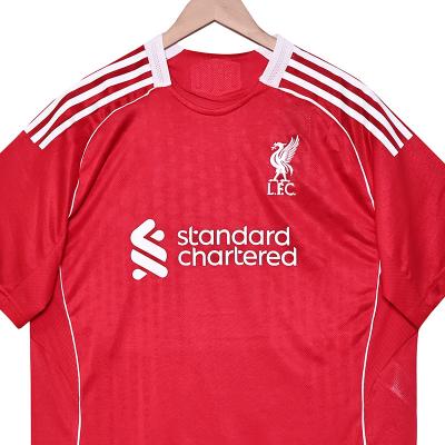 China 2025-2026 Liverpool Home Player Edition Jersey Support Group Personalized Customization for sale